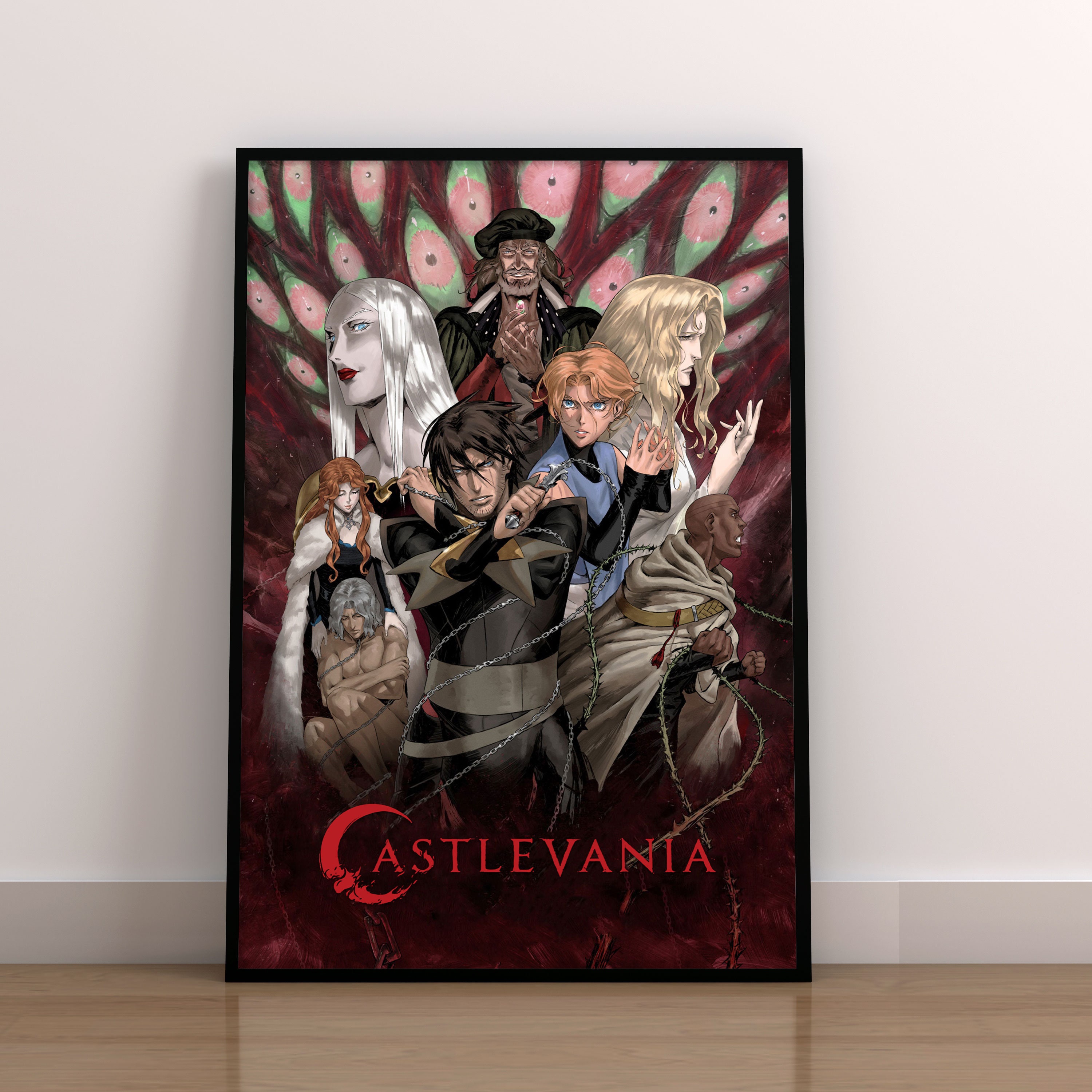 Castlevania Poster Wall Art Wall Prints Home Decor White Kraft Paper ...