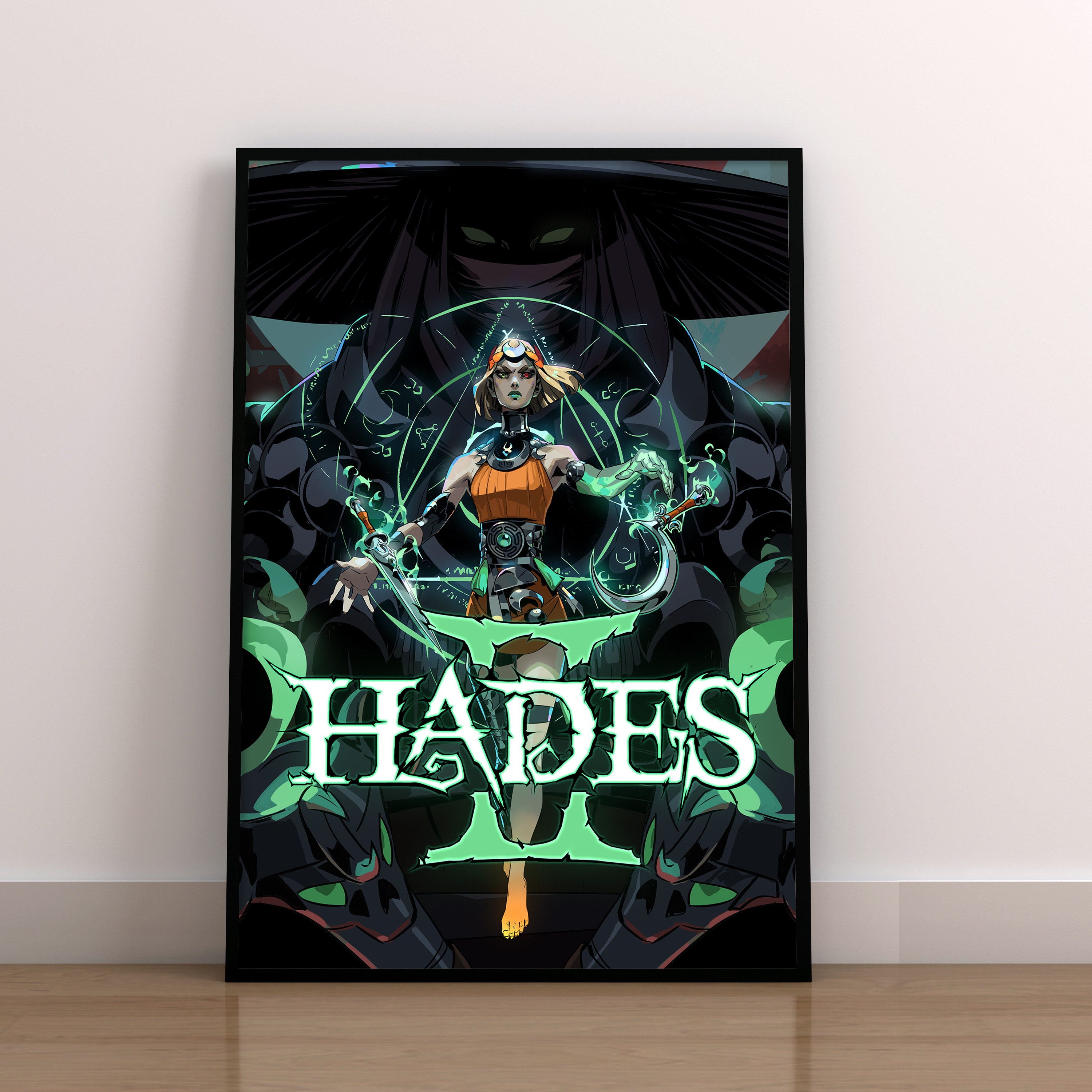 Hades Game Poster Wall Art Wall Prints Home Decor White Kraft Paper ...
