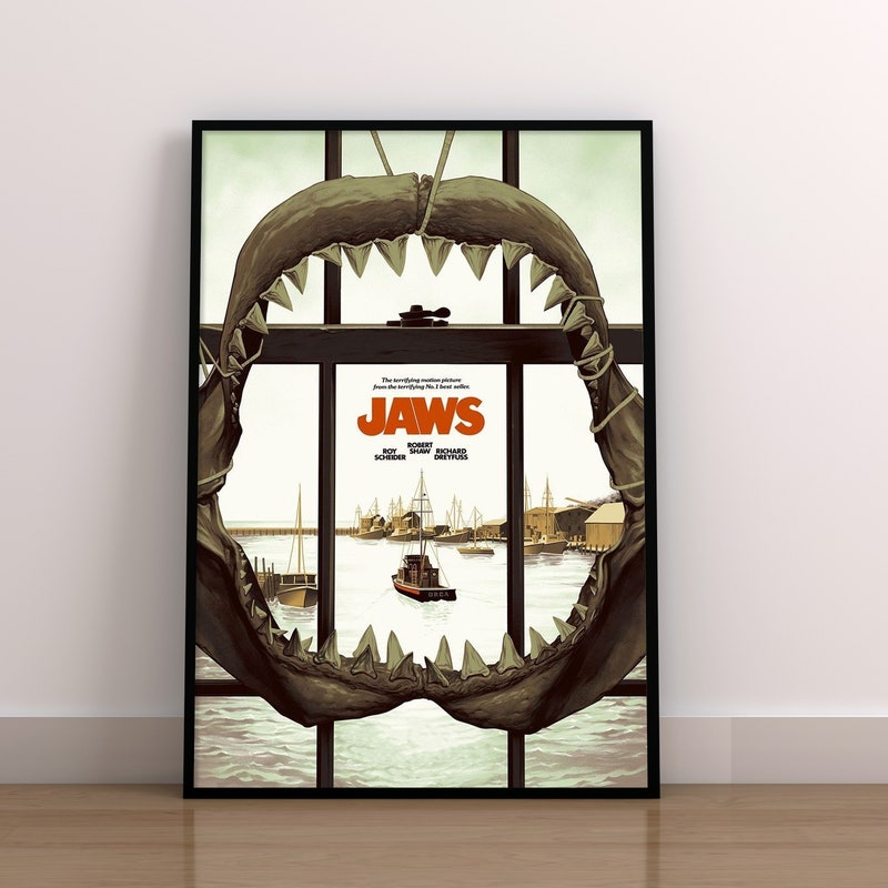 Jaws Poster - Etsy
