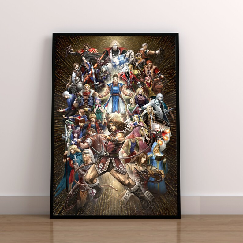 Castlevania Poster Wall Art Wall Prints Home Decor White Kraft Paper ...