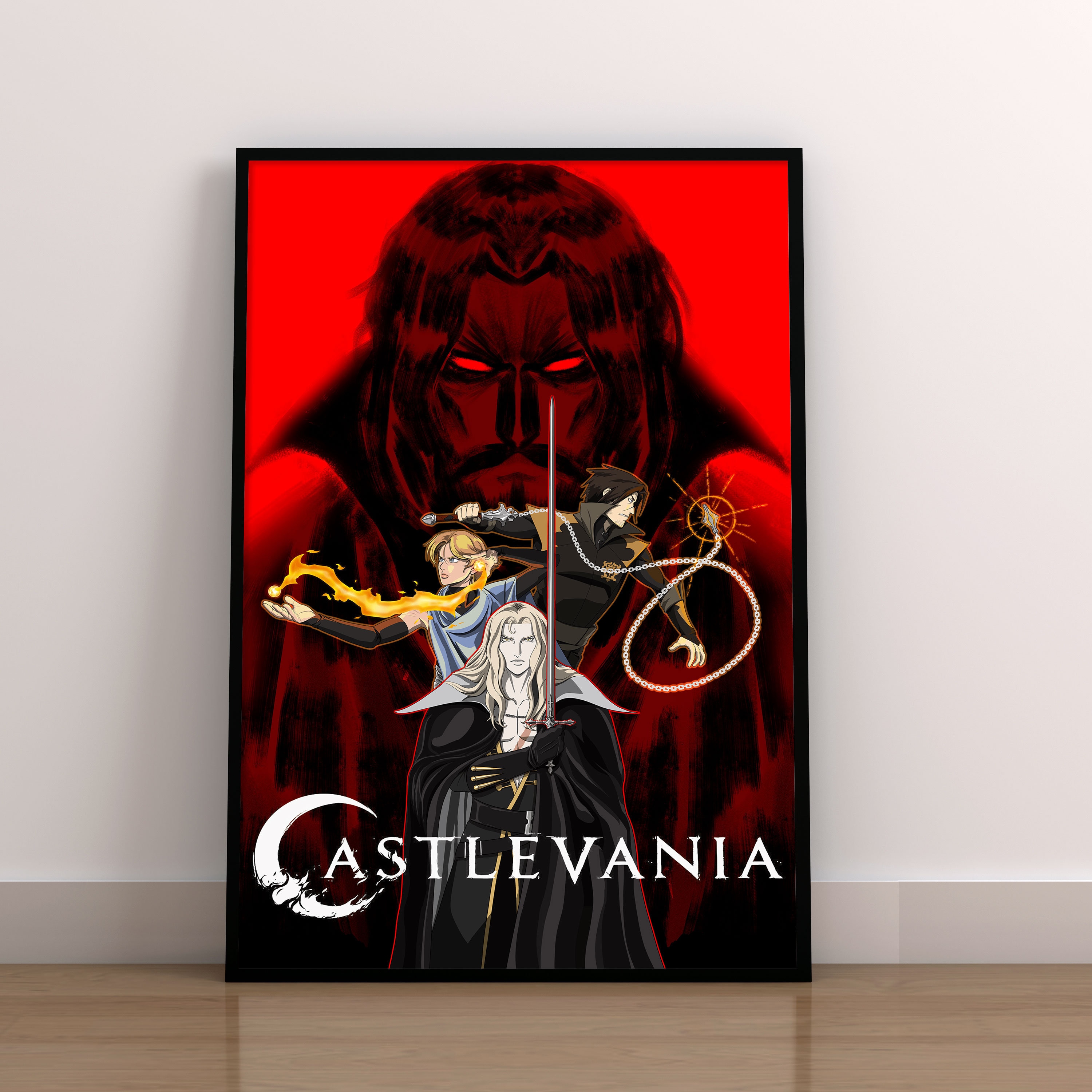 Castlevania Poster Wall Art Wall Prints Home Decor White Kraft Paper ...