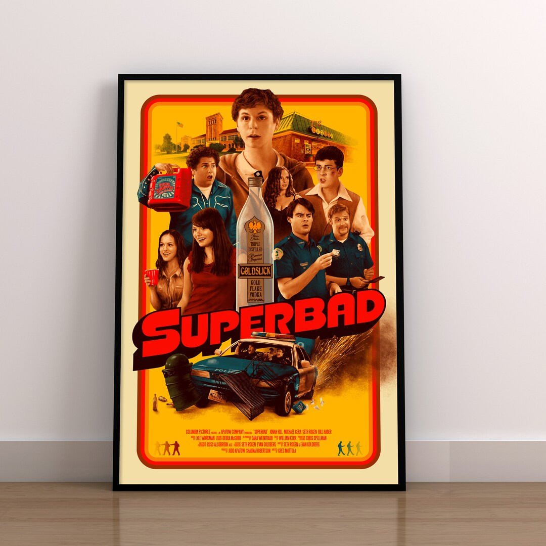 Superbad Poster Wandkunst Poster Wohnkultur Klassischer Mattpapierdruck ...