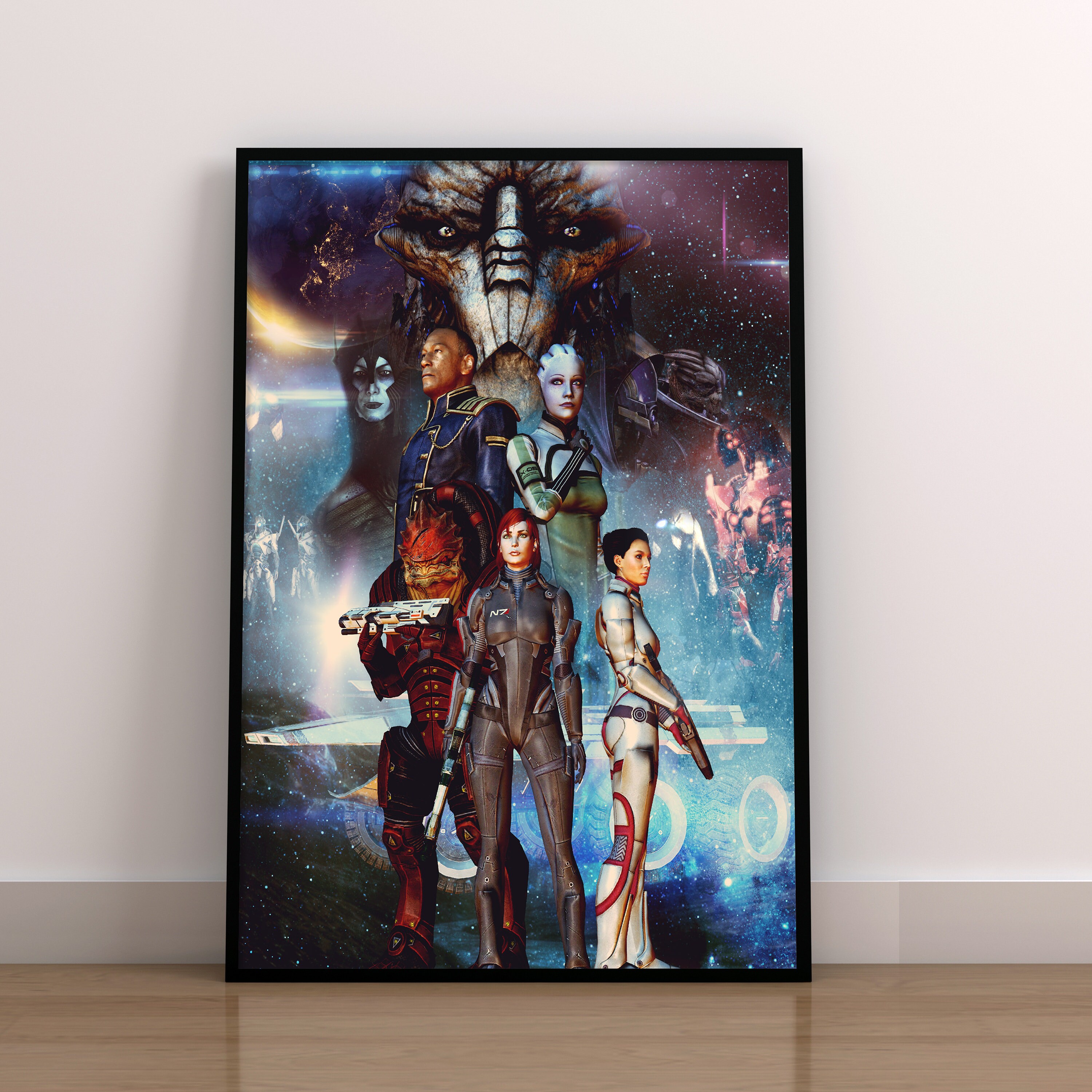 Mass Effect Poster Wall Art Wall Prints Home Decor Classic Matte Paper ...