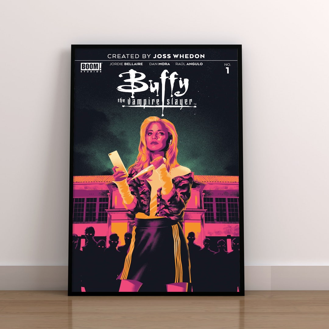 Buffy the Vampire Slayer Poster Wall Art Wall Prints Home Decor White ...