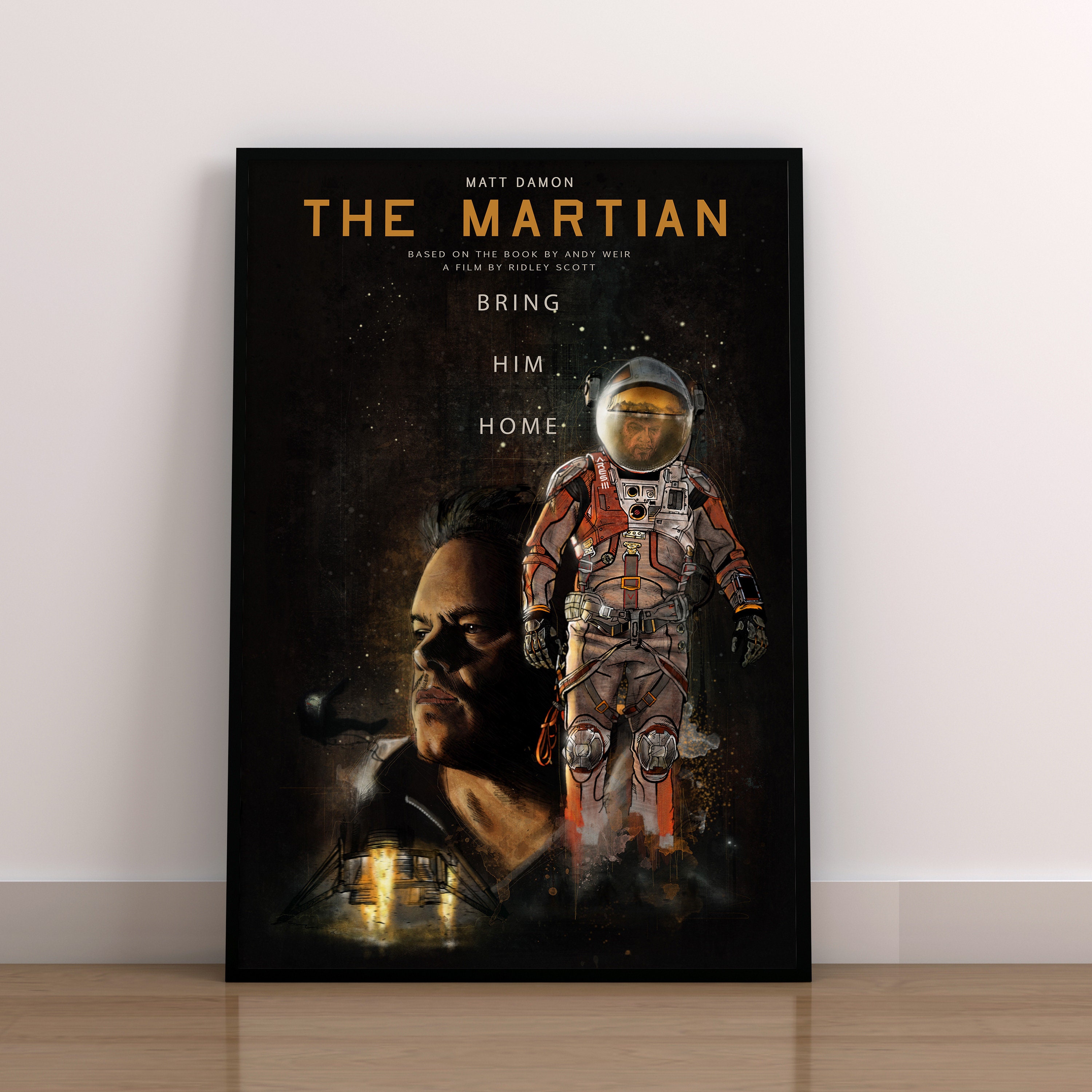 The Martian Poster Wall Art Wall Prints Home Decor Classic Matte Paper ...