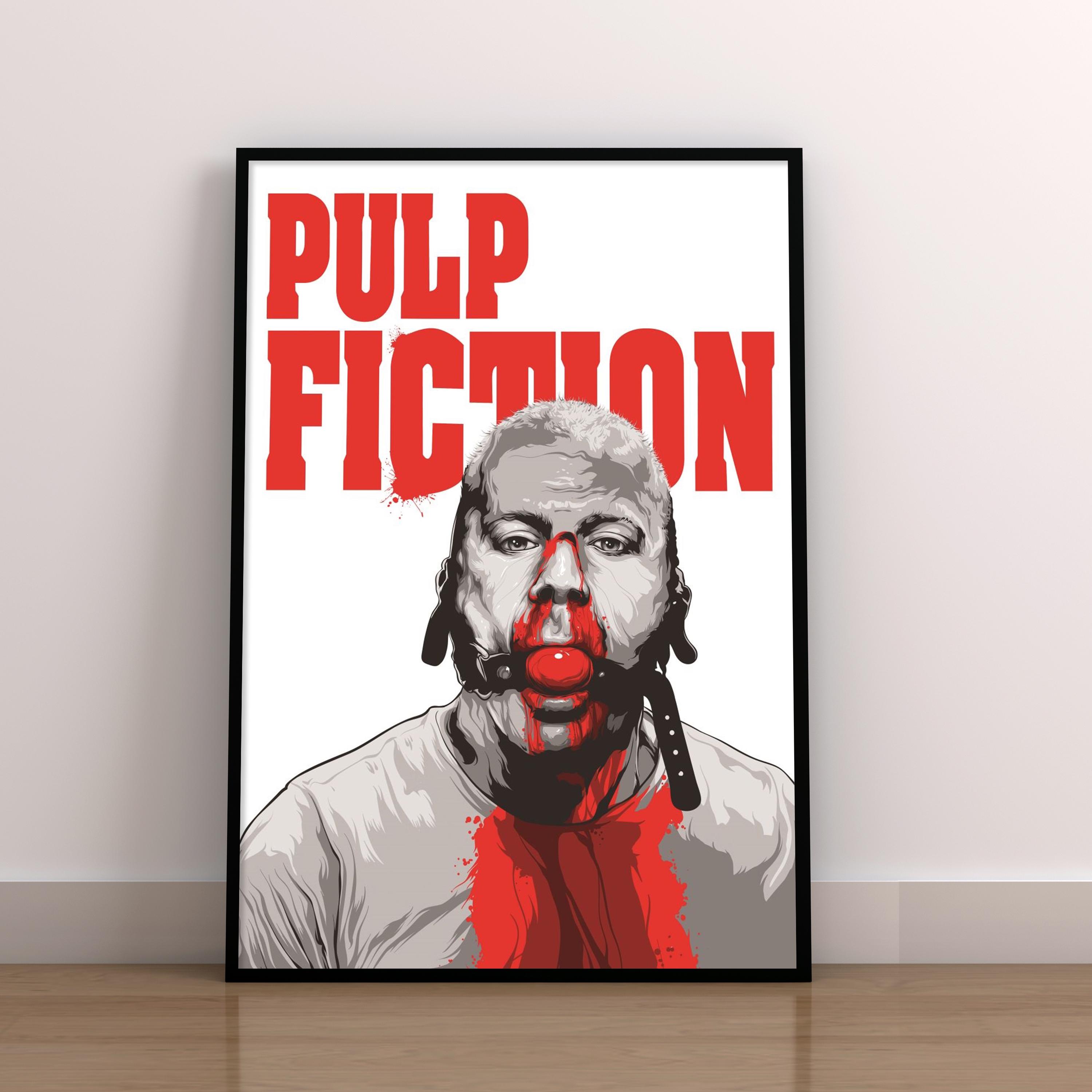 Pulp Fiction Poster Wall Art Wall Prints Home Decor Classic Matte Paper ...