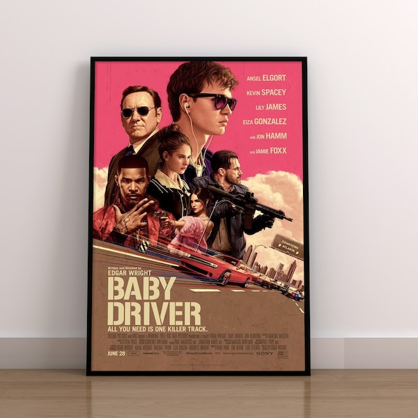 Baby Driver Poster - Etsy