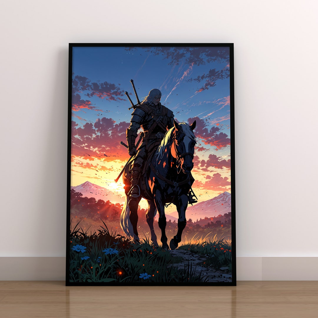 The Witcher III Wild Hunt AI Poster Wall Art Wall Prints Home Decor ...