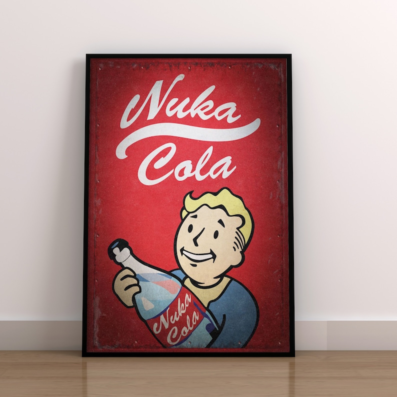Fallout Nuka Cola Poster Wall Art Wall Prints Home Decor Classic Matte ...