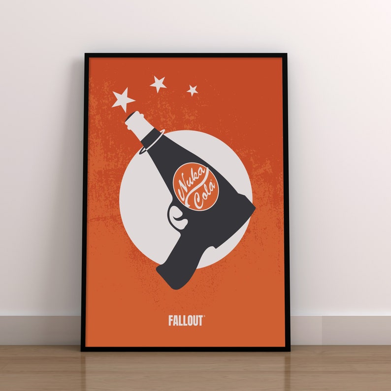 Fallout Nuka Cola Poster Wall Art Wall Prints Home Decor Classic Matte ...