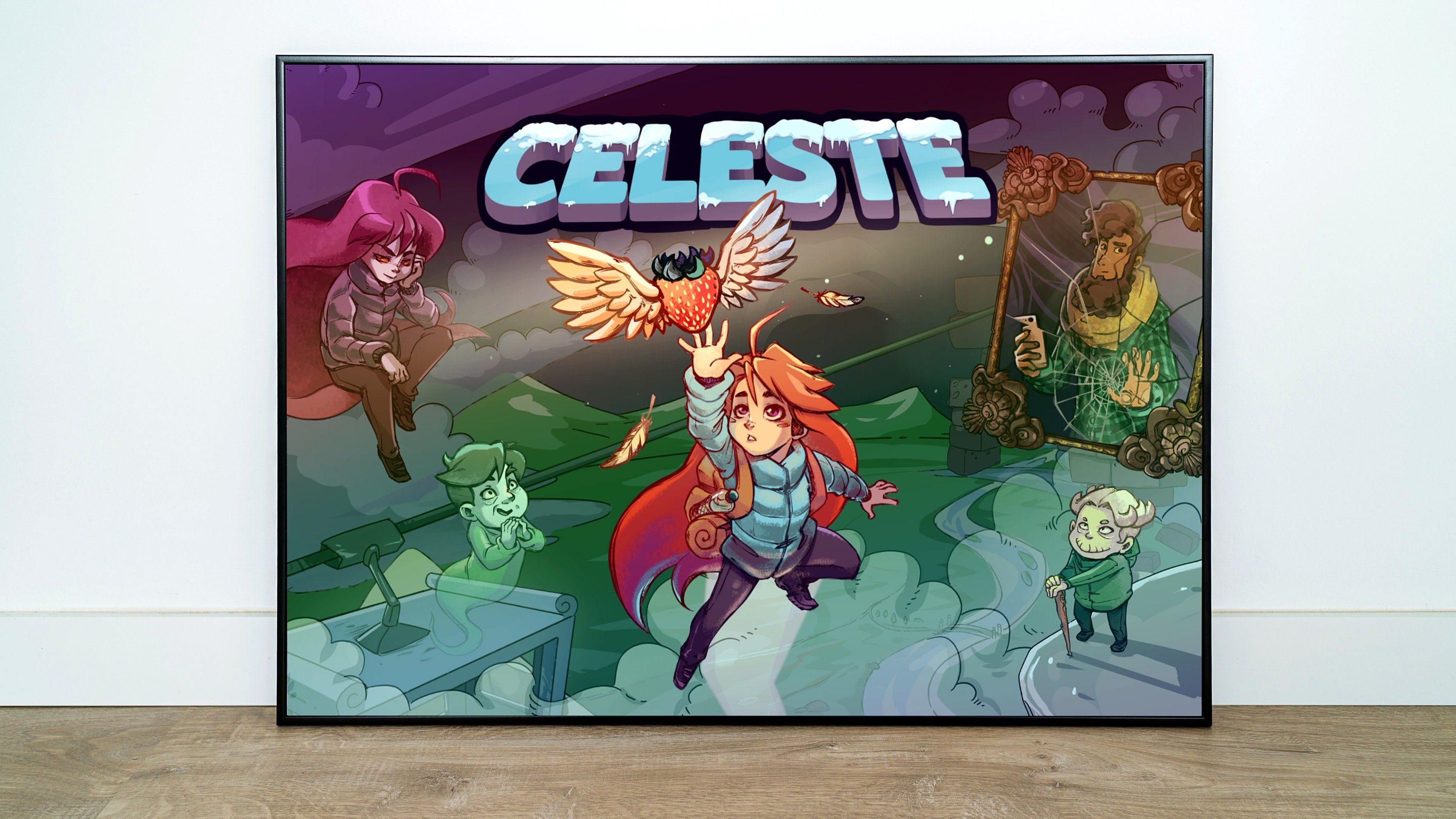 Celeste Poster White Kraft Poster Wall Art Home Decor Game Poster - Etsy