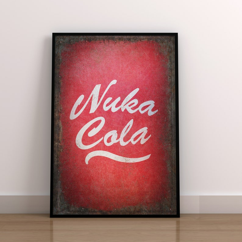 Fallout Nuka Cola Poster Wall Art Wall Prints Home Decor Classic Matte ...