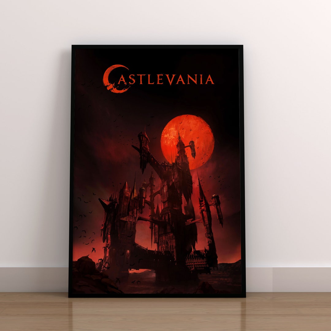 Castlevania Poster Wall Art Wall Prints Home Decor White Kraft Paper ...