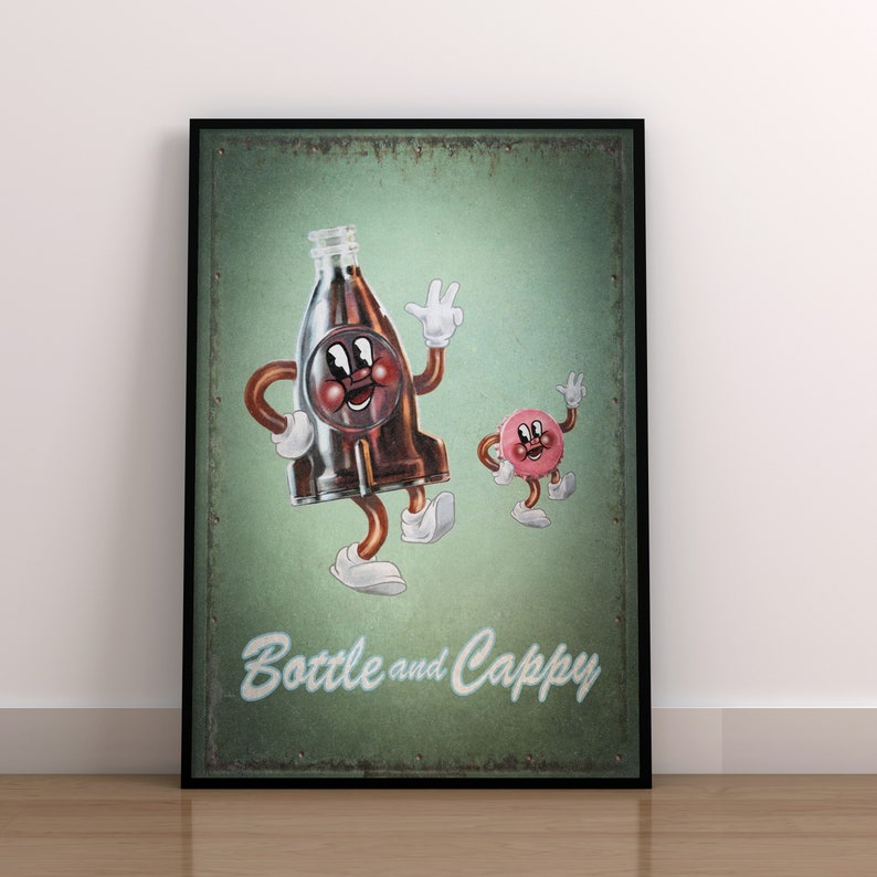 Fallout Nuka Cola Poster Wall Art Wall Prints Home Decor Classic Matte ...