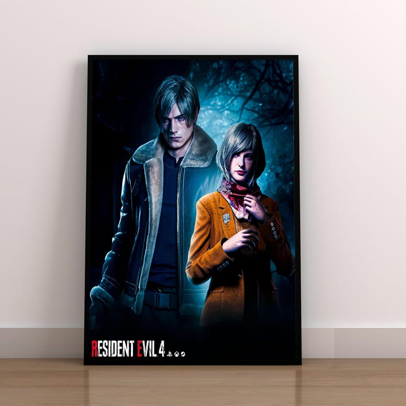 Resident Evil Poster Wall Art Wall Prints Home Decor Classic Matte ...