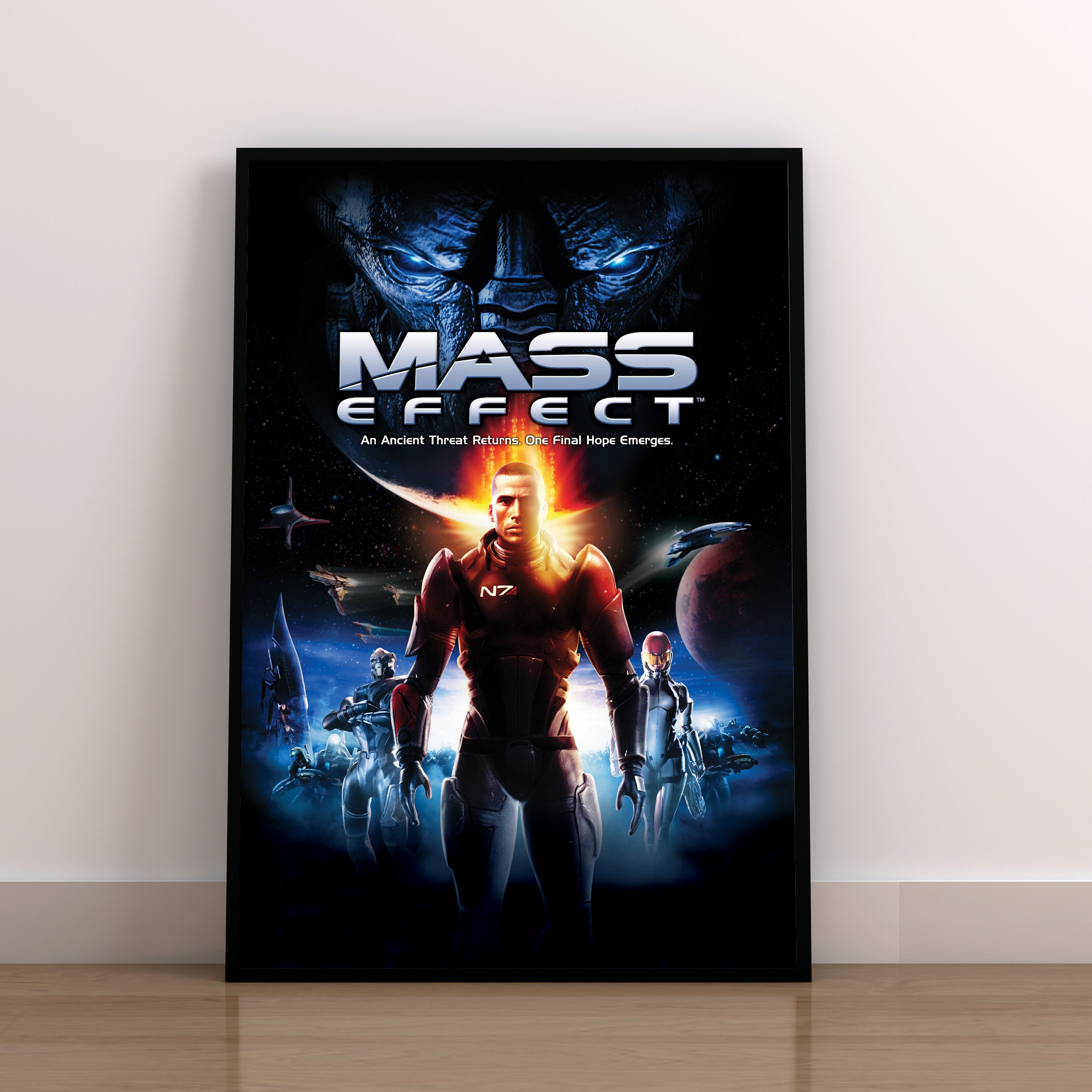 Mass Effect Poster Wall Art Wall Prints Home Decor Classic Matte Paper ...
