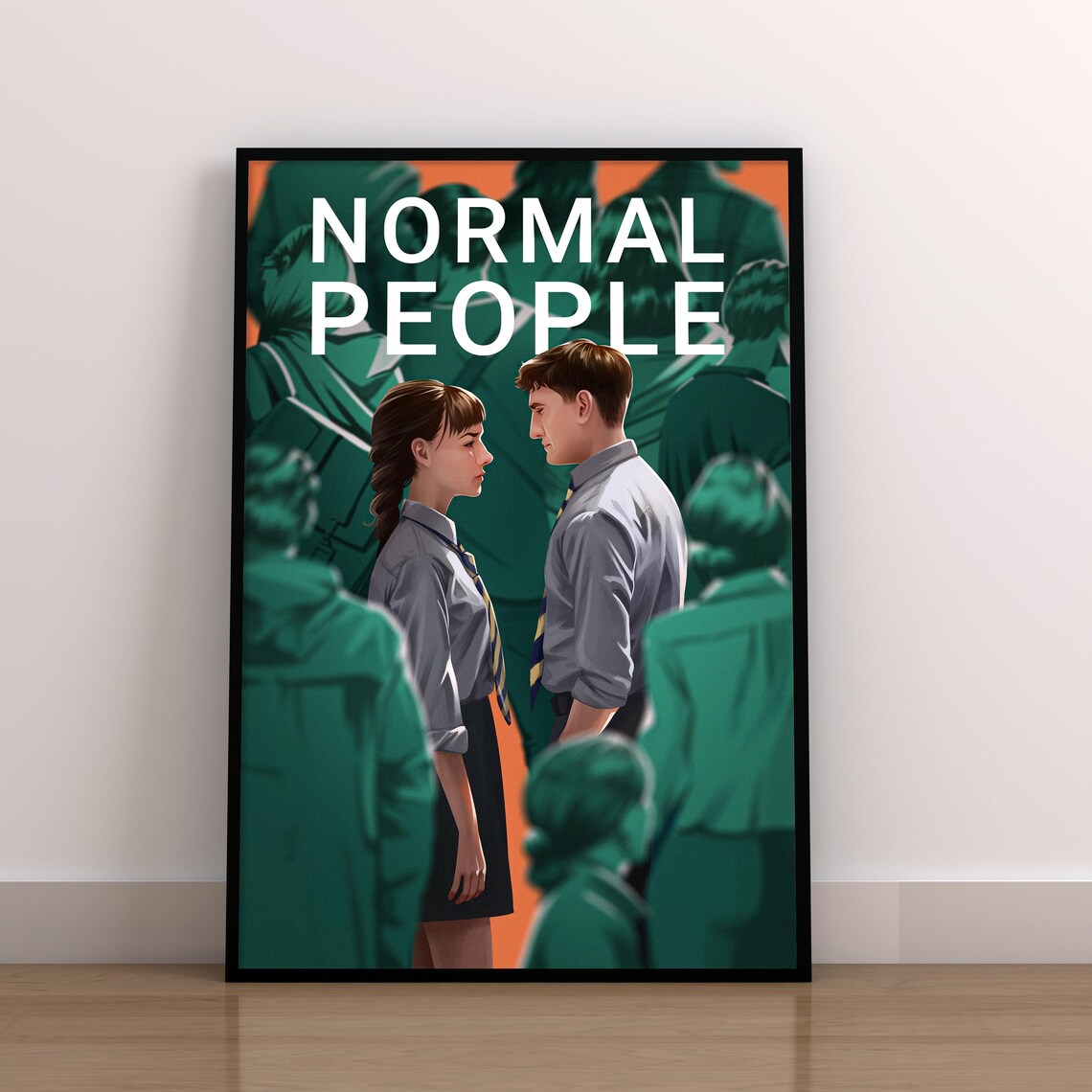 Normal People Poster Wall Art Wall Prints Home Decor Classic Matte ...