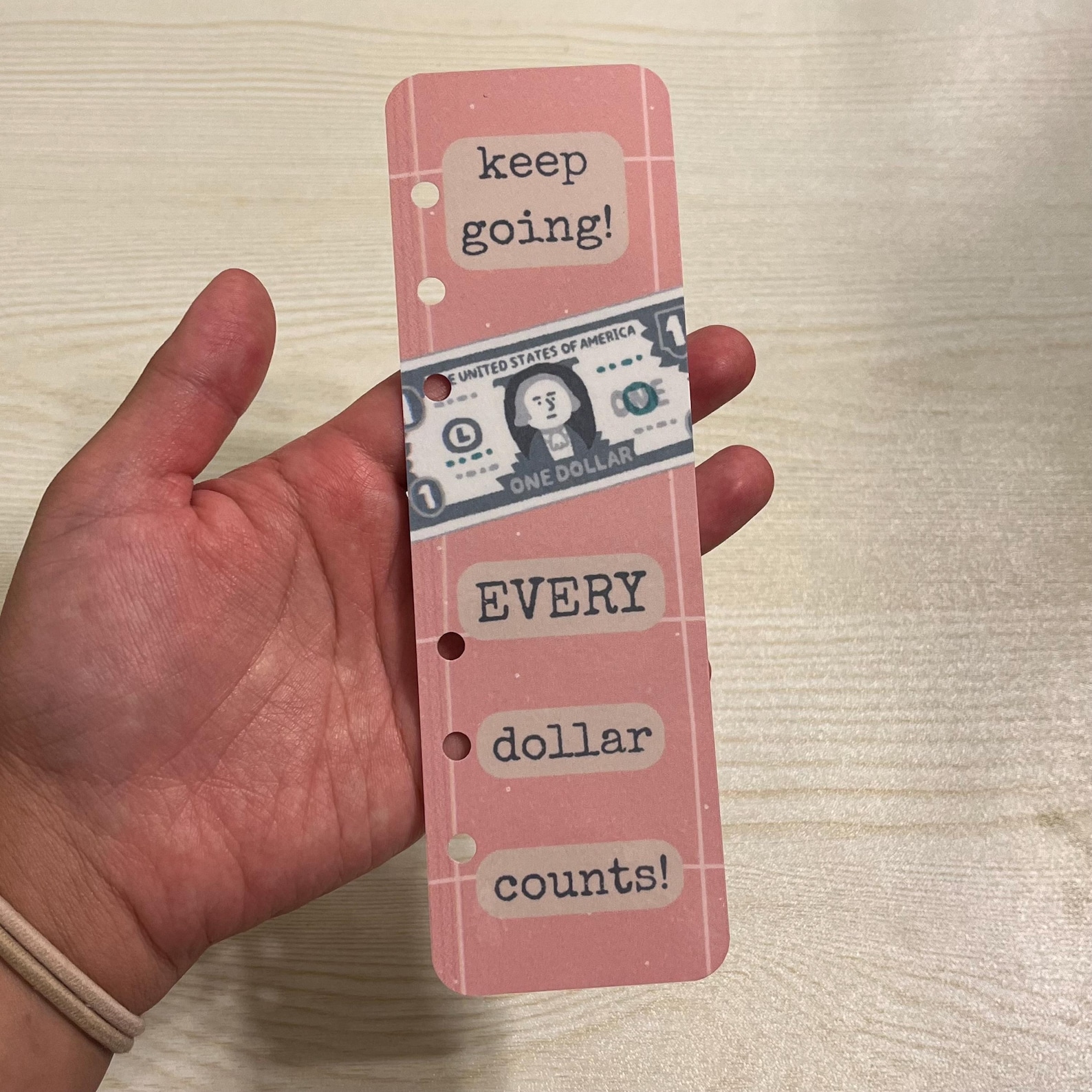 Motivational Positive Laminated Binder Bookmark Insert - A6 Personal ...