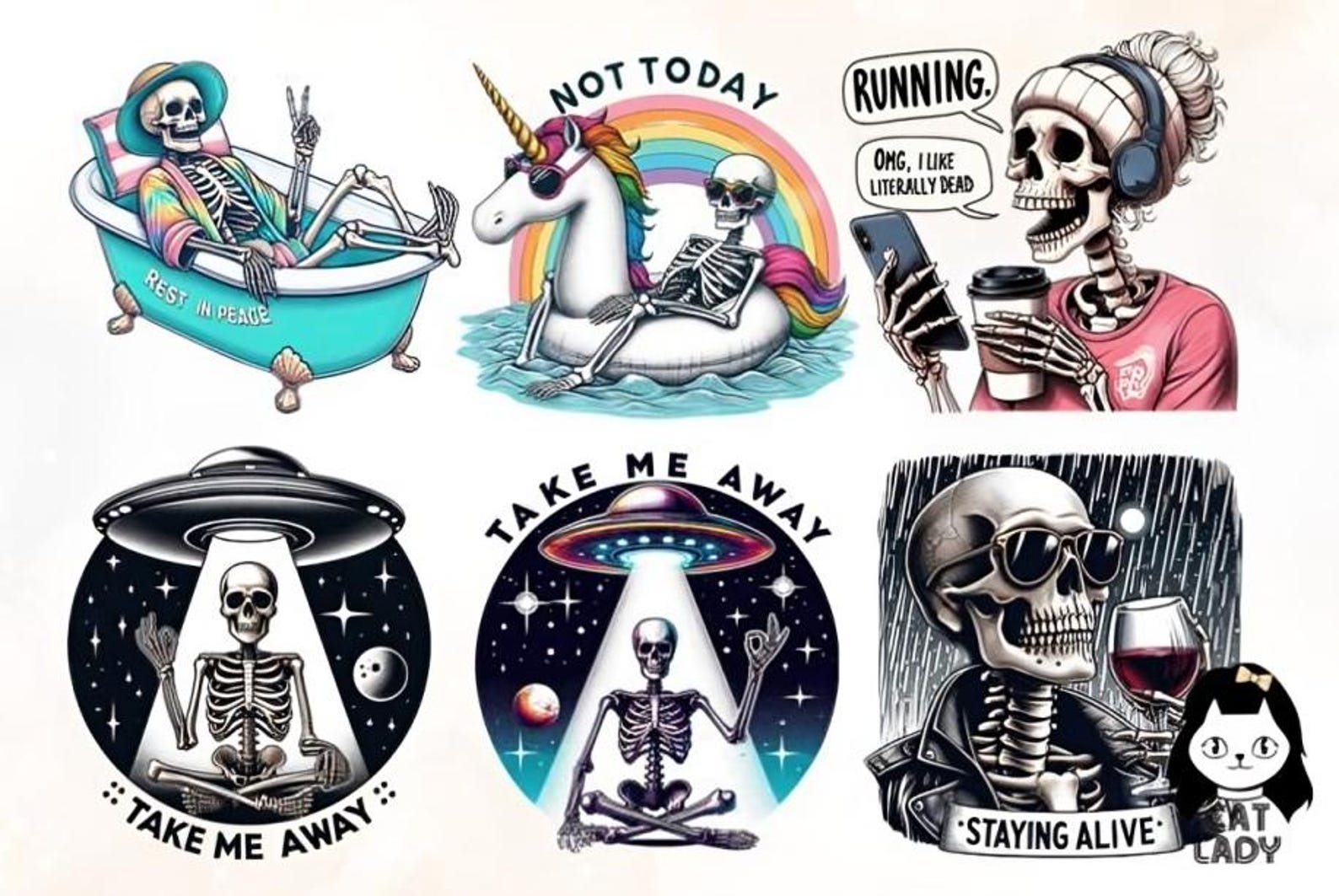 Funny Sarcastic Skeleton Sublimation Png, Sarcastic Quotes Png ...