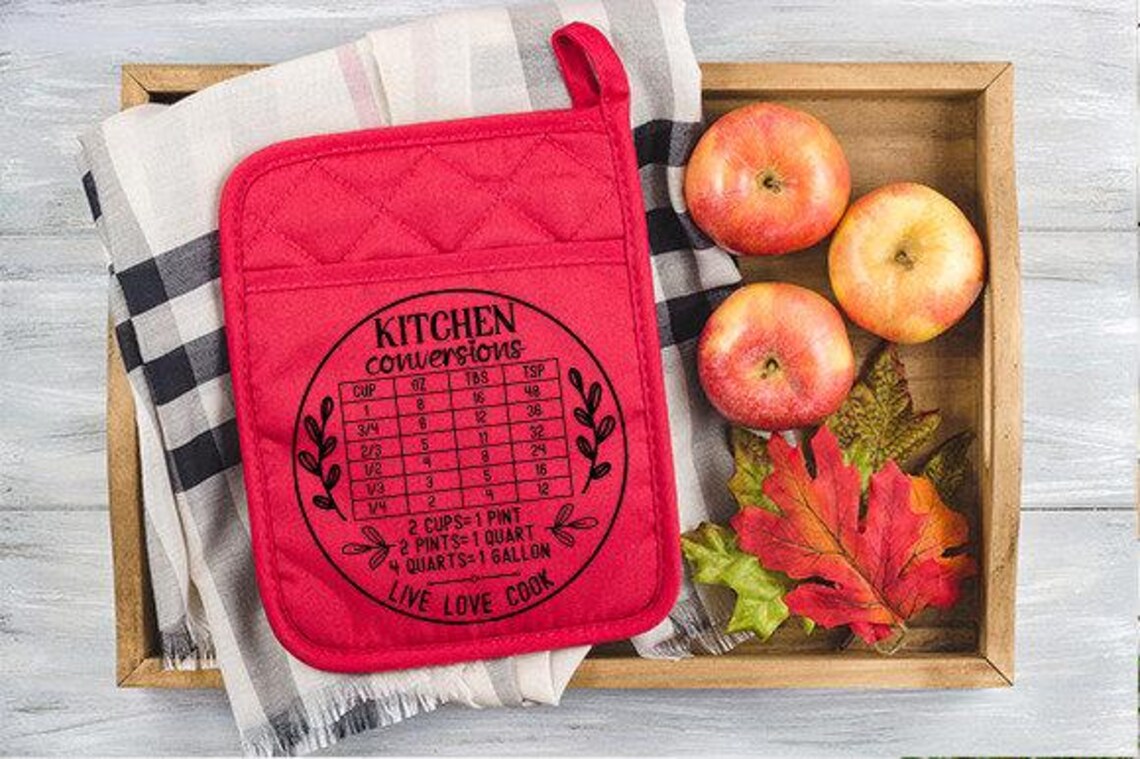 Kitchen Conversion Chart Svg, Decorative Kitchen Conversion ,kitchen ...