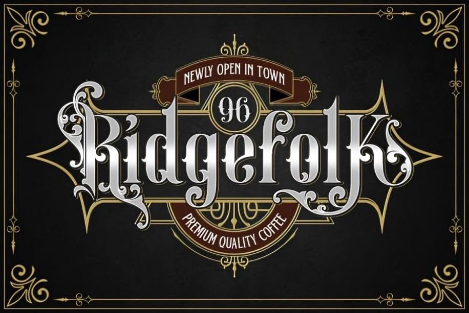Bull Stand Victorian Font, Ornate & Elegant Typeface Inspired by the ...