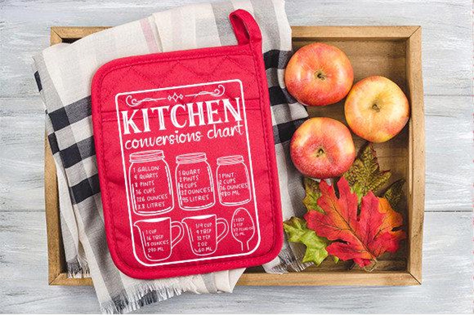 Kitchen Conversion Chart Svg, Decorative Kitchen Conversion ,kitchen ...