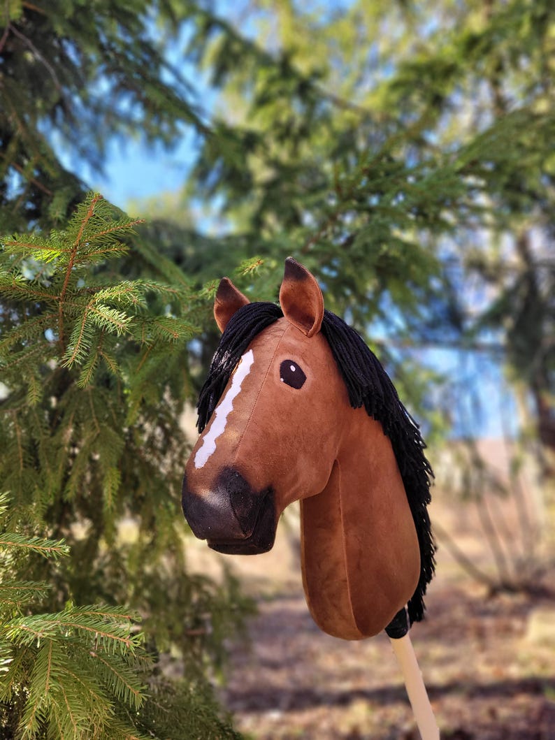 Brown Hobby Horse - Etsy