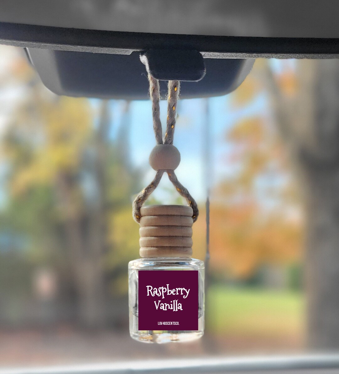 Raspberry Vanilla Scented Car Diffuser Hanging Car Freshener Scented ...