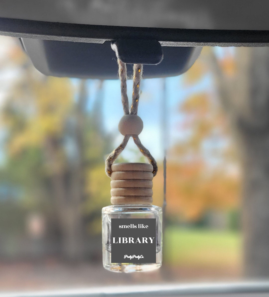 Smells Like Library Car Diffuser Car Air Freshener Library Scented Car ...