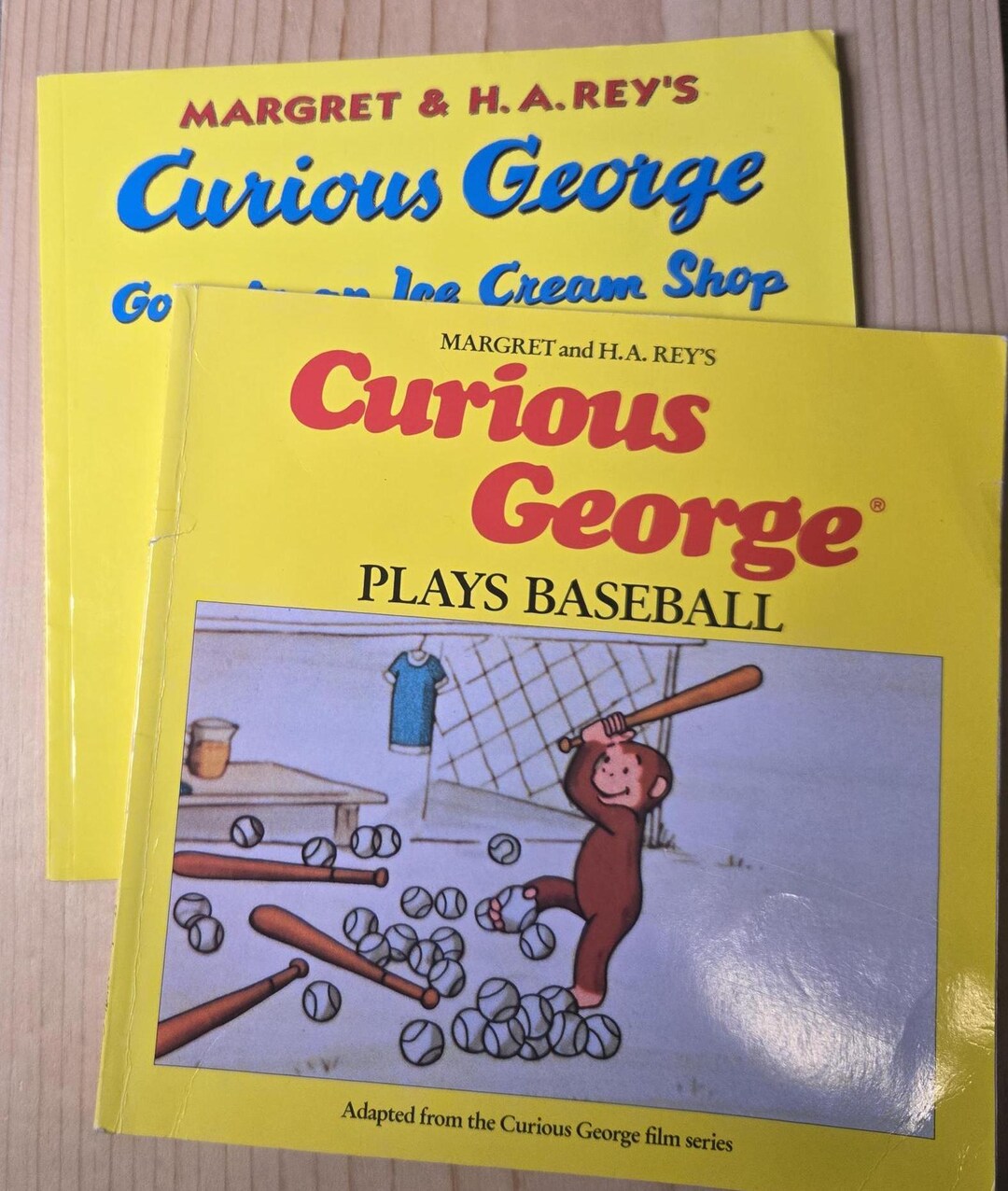 Curious George Book Bundle Vintage Children's Books 1980's - Etsy