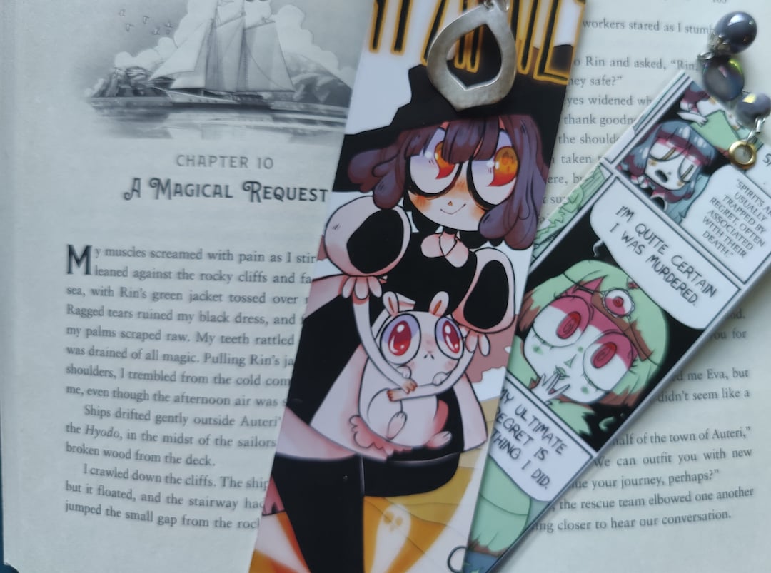 Handmade Upcycled Bookmark Set Unfamiliar Graphic Novel Book Page ...