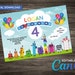 Numberblocks Party Invitations Invites Editable in Canva - Etsy