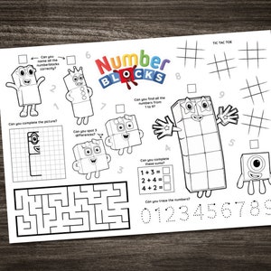 Numberblocks Activity Sheet Printable Maze, Colouring, Spot the ...
