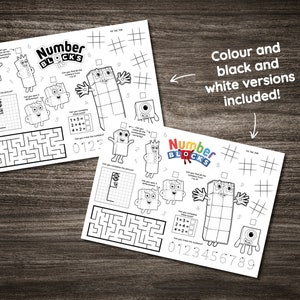 Numberblocks Activity Sheet Printable Maze, Colouring, Spot the ...