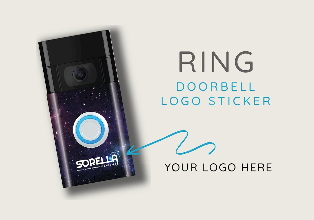 Business Logo Ring Doorbell Sticker Skin - Gen 2 (digital Download) - Etsy