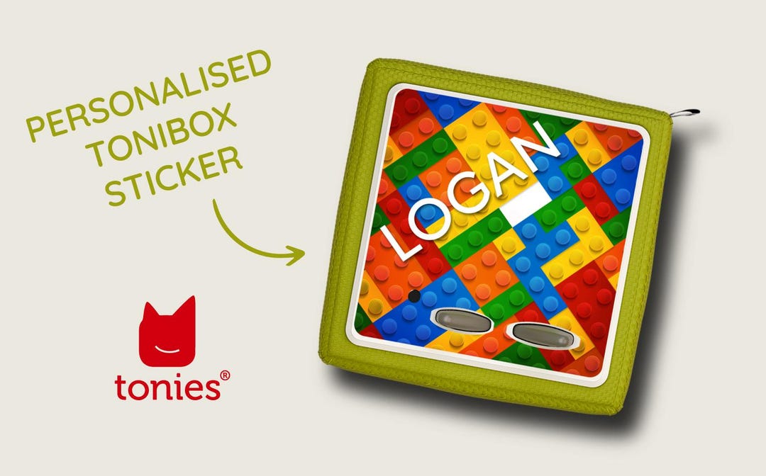 Custom Toniebox Tonies Sticker Decal Lego Building Blocks Instant ...