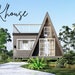 TRIANGLE HOUSE SKETCHUP Package 19 Models - Etsy