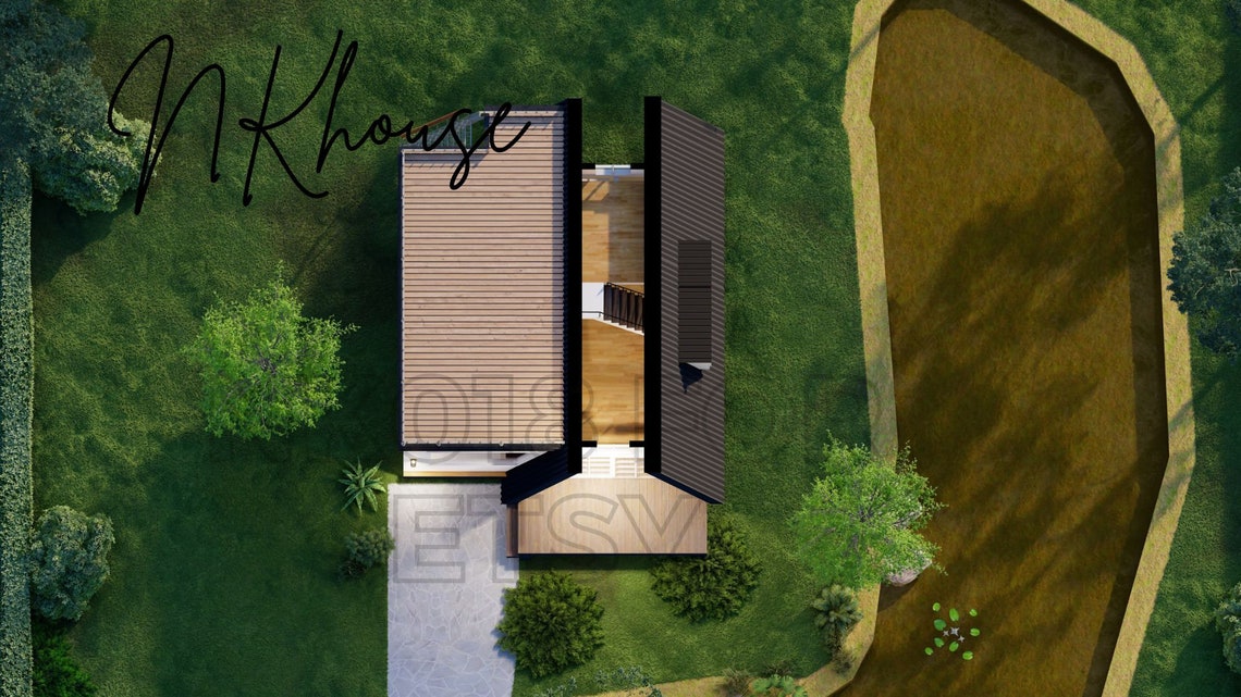 TRIANGLE HOUSE SKETCHUP Package 19 Models - Etsy