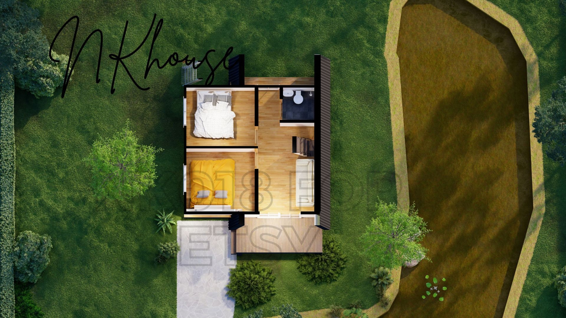 TRIANGLE HOUSE SKETCHUP Package 19 Models - Etsy