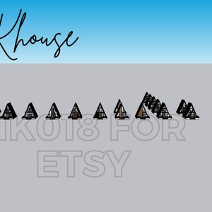 TRIANGLE HOUSE SKETCHUP Package 19 Models - Etsy