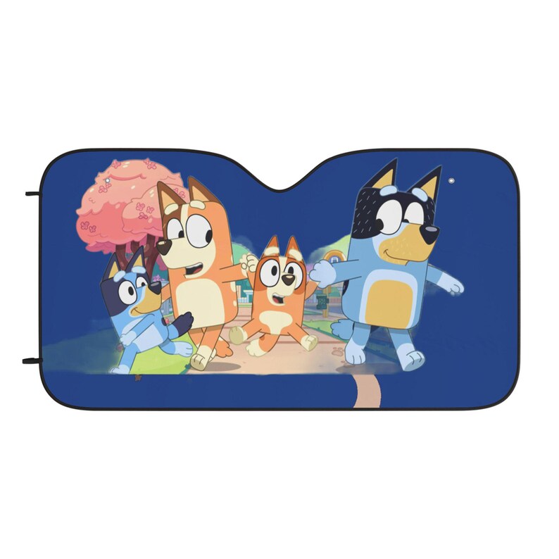 Car Sun Shades Bluey and Family Design - Etsy Australia