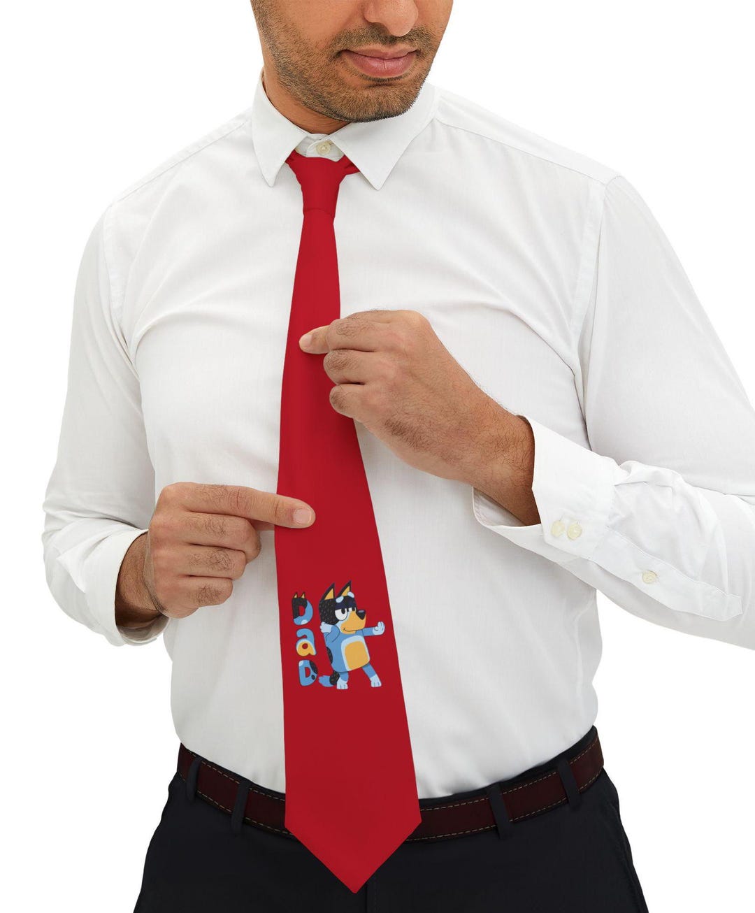 Cute Blue Cartoon Necktie for Kids, Fun Party Accessory, Birthday Gift ...