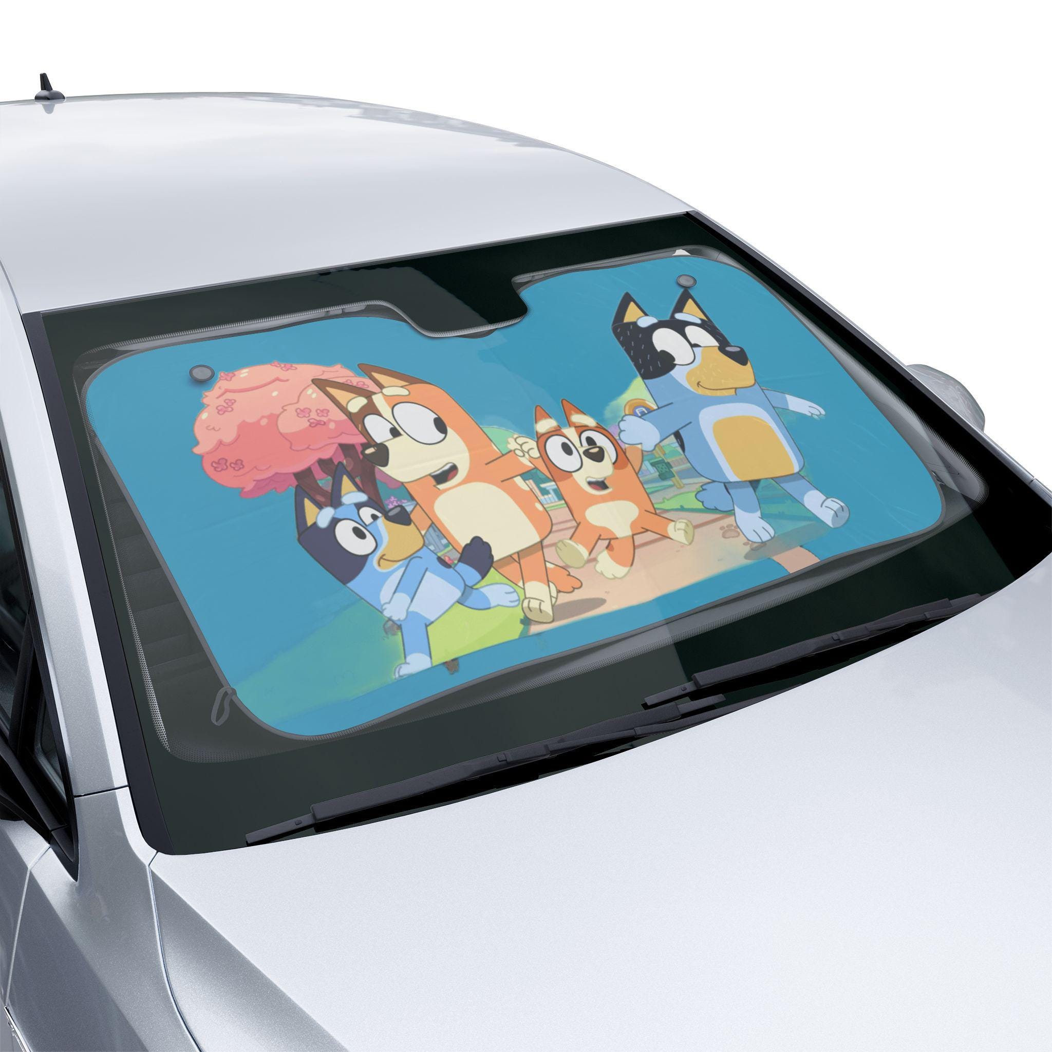 Car Sun Shades Bluey and Family Design - Etsy