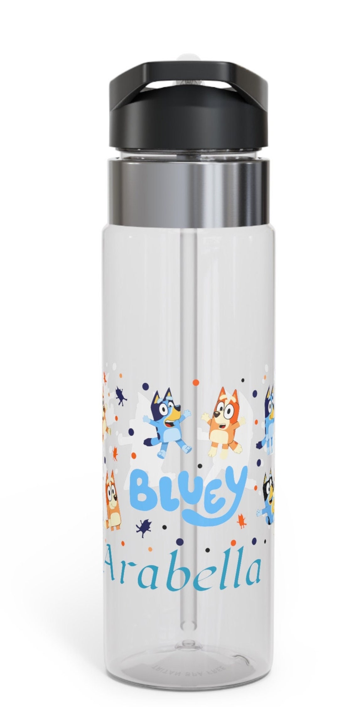 Personalized Bluey Water Bottle: 20oz Tritan Kids Sport Bottle - Etsy