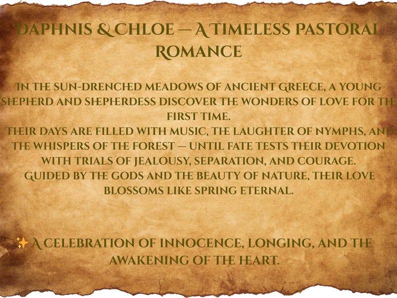 Daphnis and Chloe: Greek Mythology Book - Digital Art Edition ...