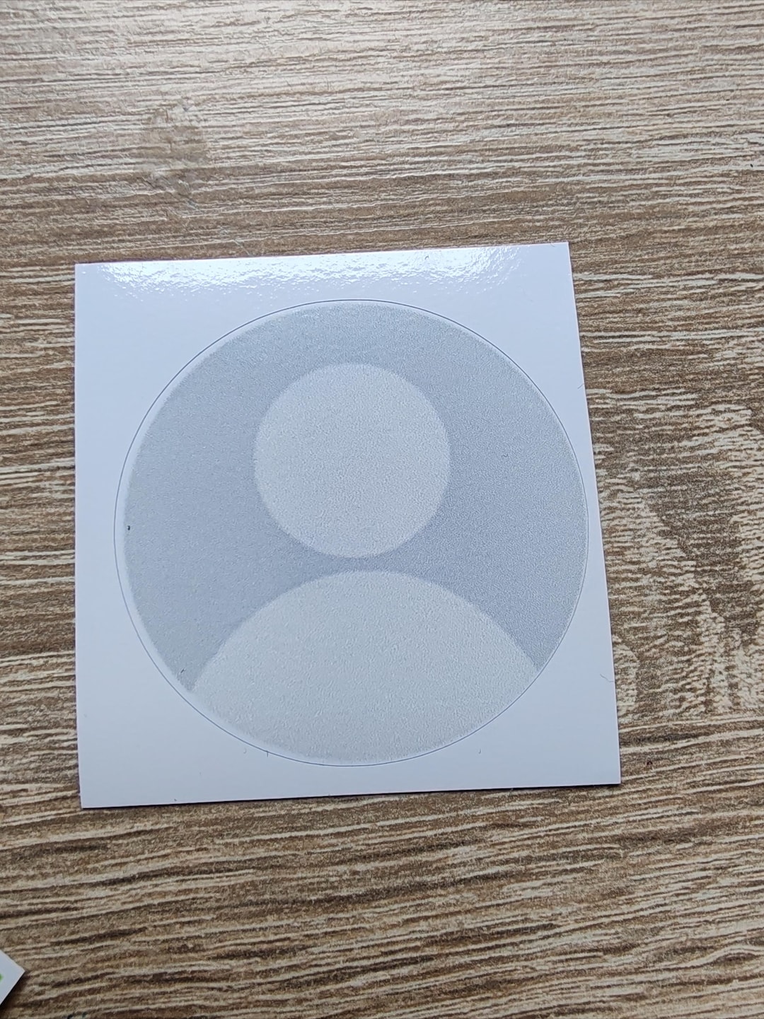 No Profile Pic Circle Sticker - Etsy