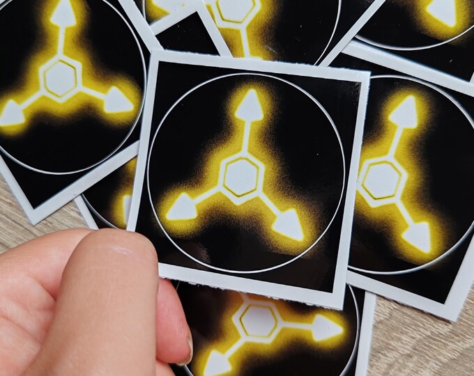 Ultimate Solver Symbol Design Circle Sticker , Murder Drones - Etsy