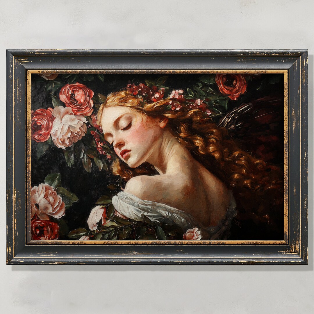 Minuet | Printable Oil Painting, Dark Renaissance, Female Rage, Lady ...