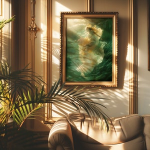 Sirène | Mermaid, Greek Goddess, Printable Art, Female Rage, Dark ...