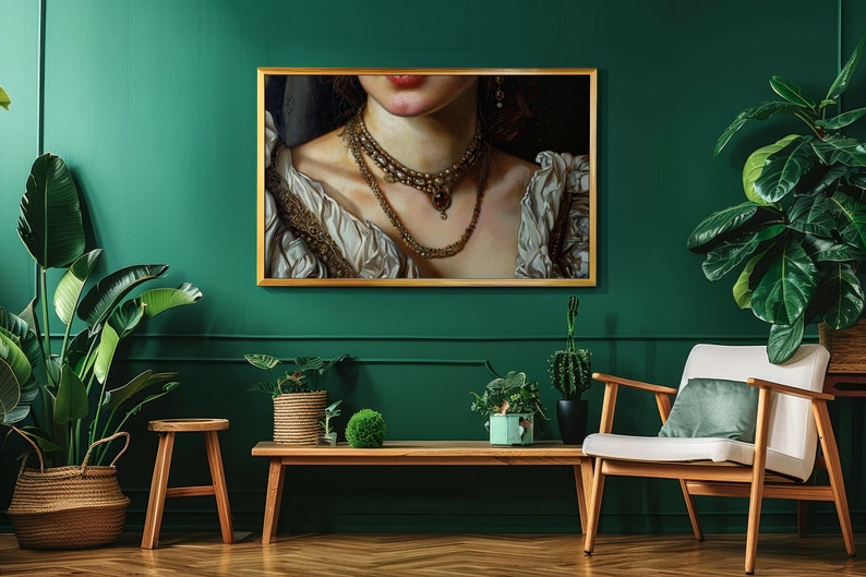 Neve Macchiata Di Rubino | Printable Oil Painting, Dark Renaissance ...